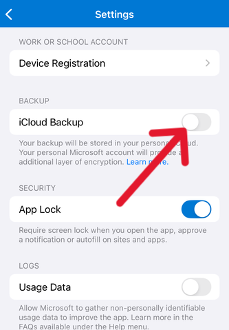 How to Back up Microsoft Authenticator
