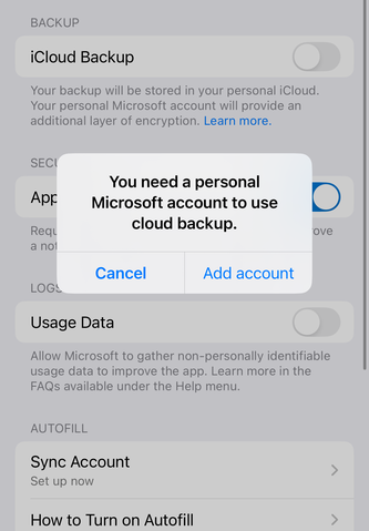 How to Back up Microsoft Authenticator