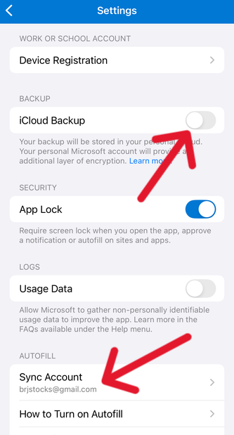 How to Back up Microsoft Authenticator